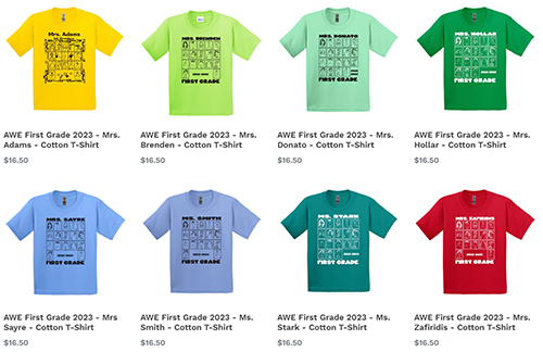 AWE First Grade 2023