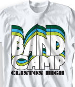 Band Camp T-Shirts - Cool Marching Band Camp Designs. FREE Shipping