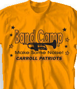 Band Camp T-Shirts - Cool Marching Band Camp Designs. FREE Shipping