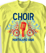 Choir-Chorus T-Shirts - Cool Choir Event T-Shirt Designs. FREE Shipping