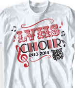 Choir-Chorus T-Shirts - Cool Choir Event T-Shirt Designs. FREE Shipping