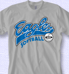 Custom Softball T-Shirt Designs for Your Team - Cool Team Softball Tees ...