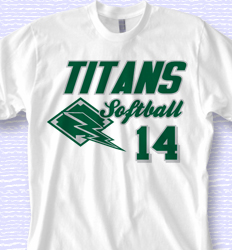 Custom Softball T-Shirt Designs for Your Team - Cool Team Softball Tees ...