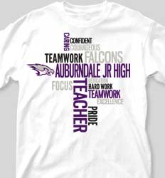 Custom School Staff Shirt Design Ideas - IZA Design