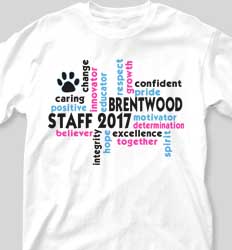 Custom School Staff Shirt Design Ideas - IZA Design